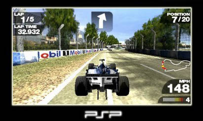 PSP: F1 Grand Prix - screens
