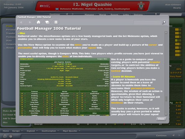 Football Manager 06 Anmeldelse - Gamereactor - Football Manager 2006 ...