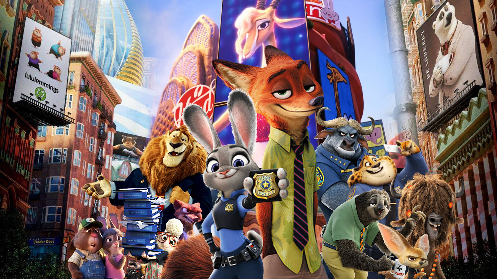 Disney slipper det første bildet fra Zootopia 2