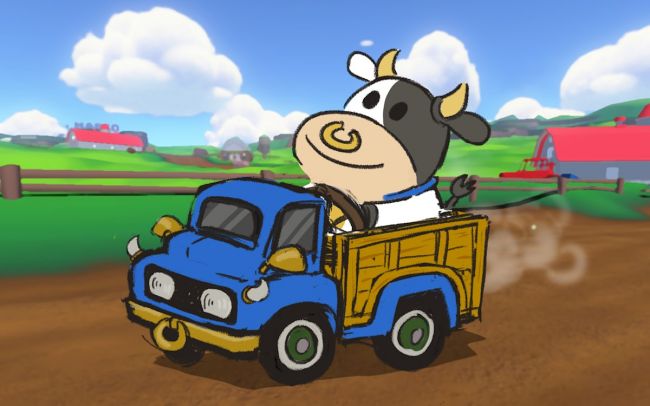 Mario Kart Worlds Cow startet som en tåpelig skisse og vokste til å bli ...
