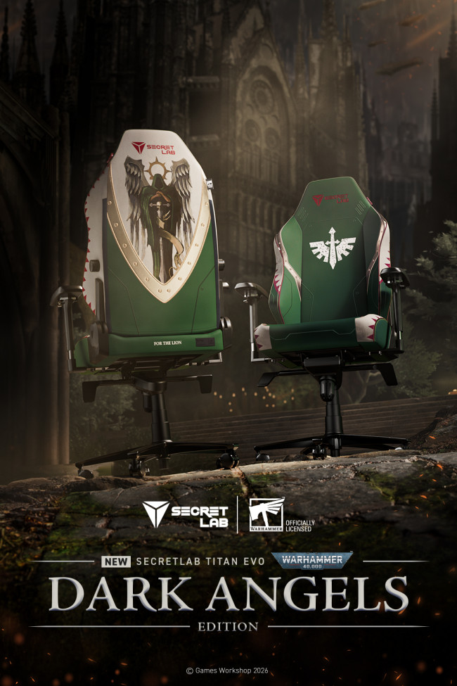 Secretlab avduker nye Warhammer 40,000 Titan Evo og skins - - Gamereactor