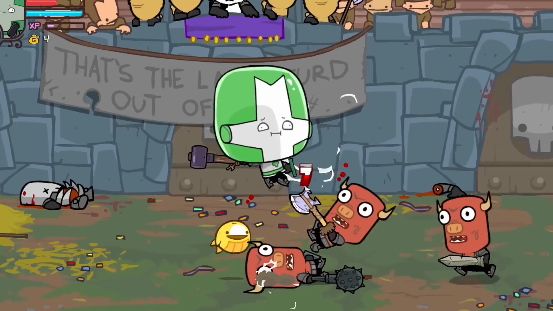 Castle Crashers' Painter Boss Paradise DLC lanseres neste måned