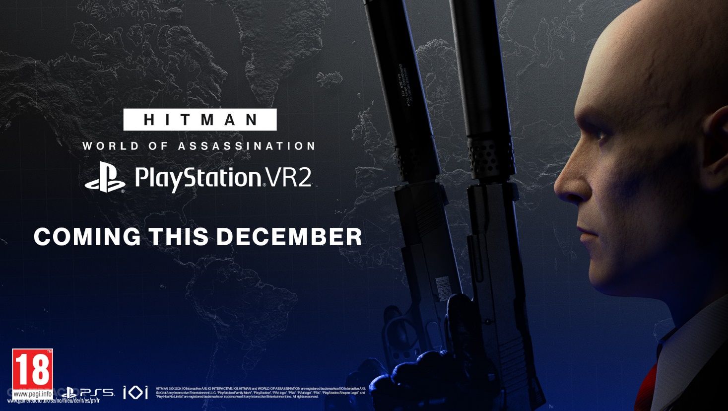 Spill som virkelighetens Agent 47 i Hitman World of Assassination, som ...