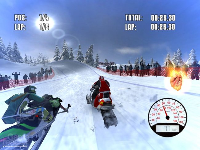 Snøscooter-spill på tur! - Snow X Racing - Gamereactor