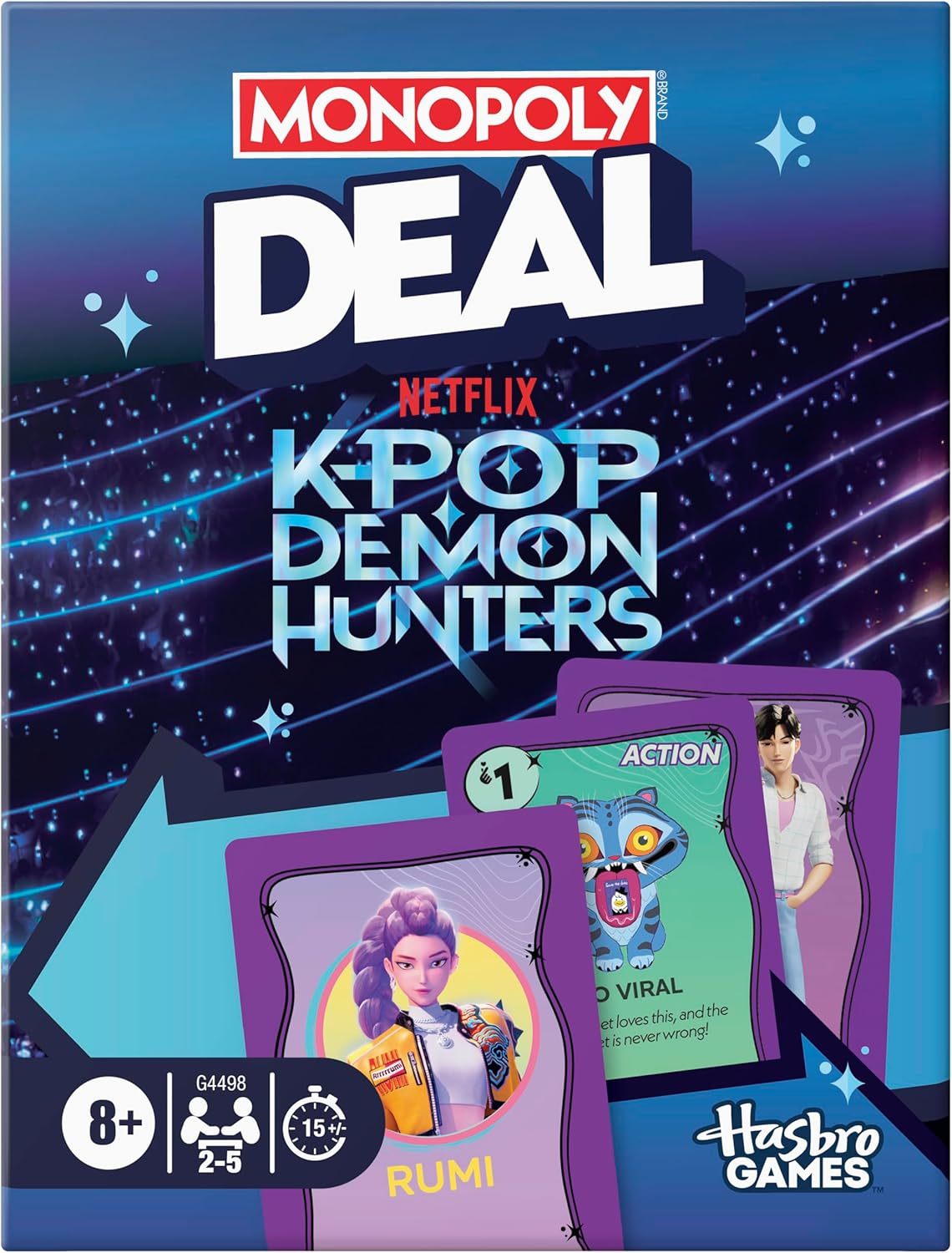 KPop Demon Hunters tar brettspillene i bruk med Monopoly Deal-utgaven