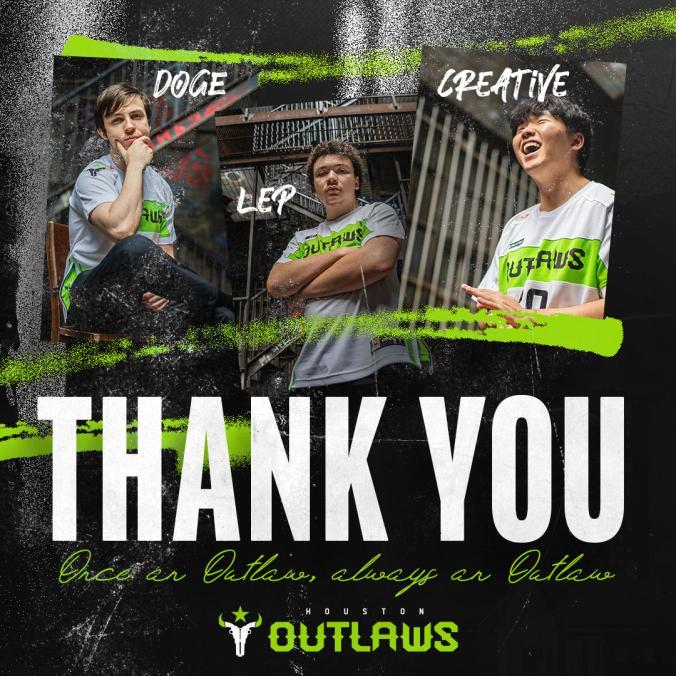 Creative, Doge og Lep forlater alle Overwatch League-serien.