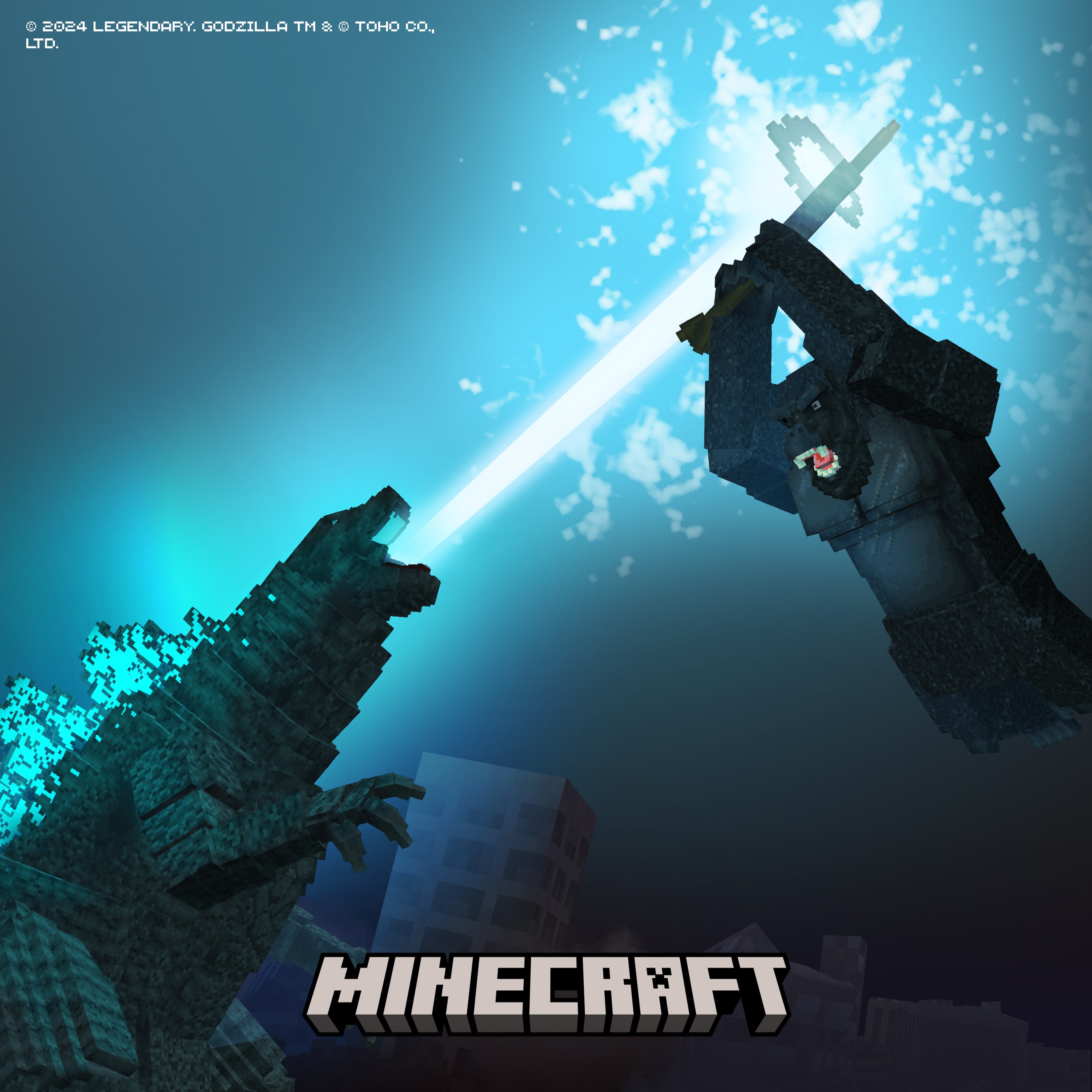 Godzilla invaderer Minecraft