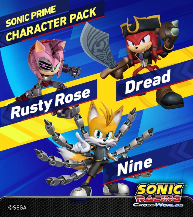 Sjekk ut Sonic Prime Character Pack for Sonic Racing: Crossworlds