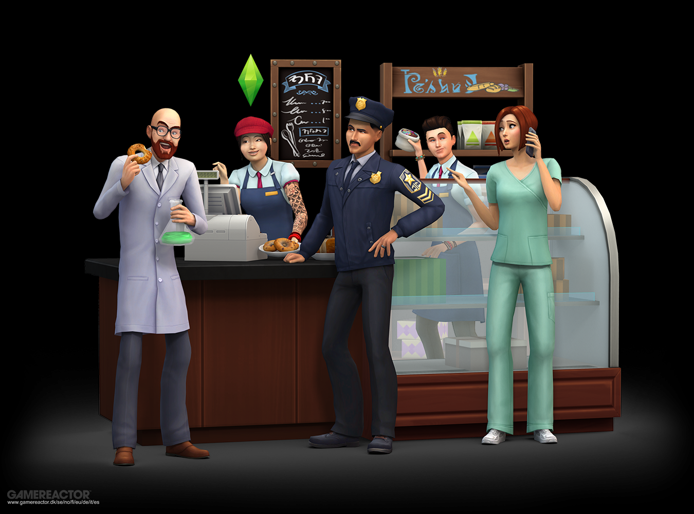 Den første utvidelsen til Sims 4 er arbeid - The Sims 4: På Jobben ...