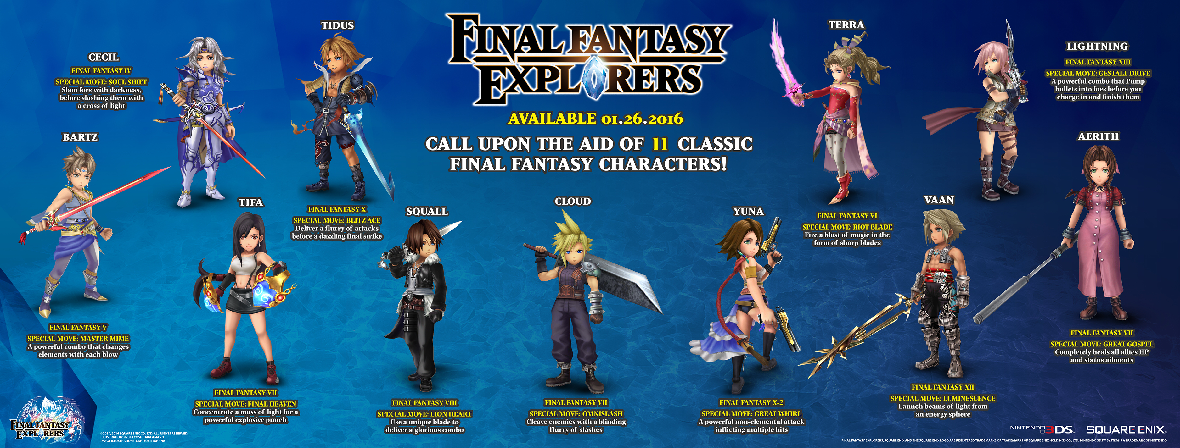 Ny Final Fantasy: Explorers-trailer