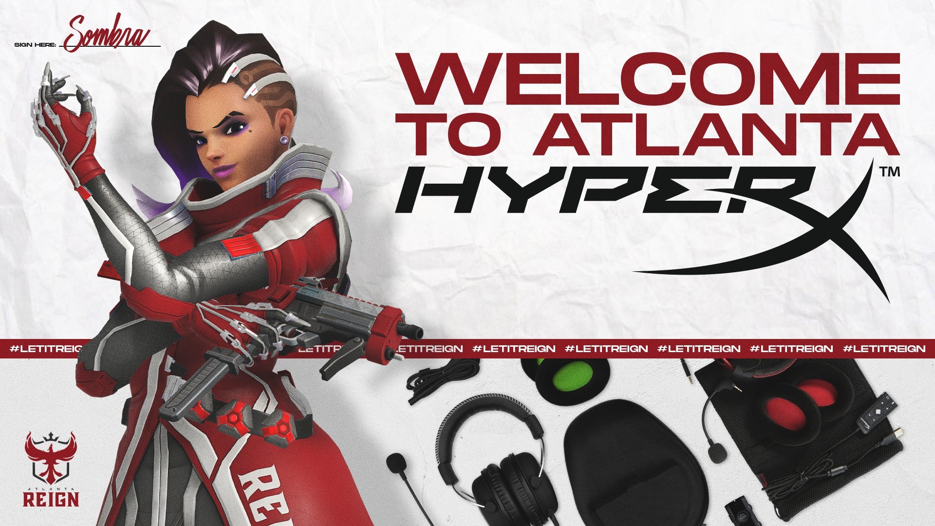 Atlanta Reign legger til HyperX som sponsor - Overwatch - Gamereactor