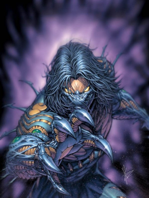 Masse fet artwork fra The Darkness