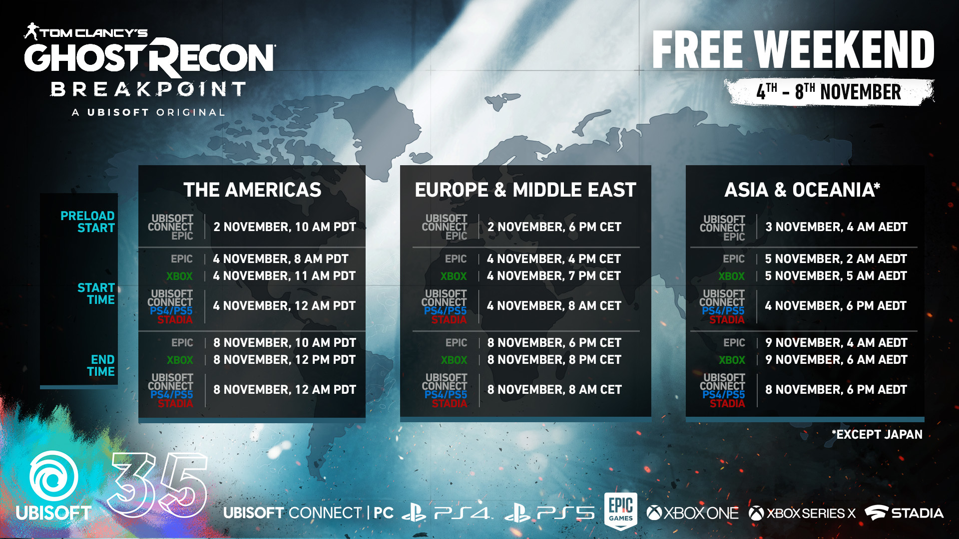 Spill Ghost Recon: Breakpont gratis denne helgen - Ghost Recon ...