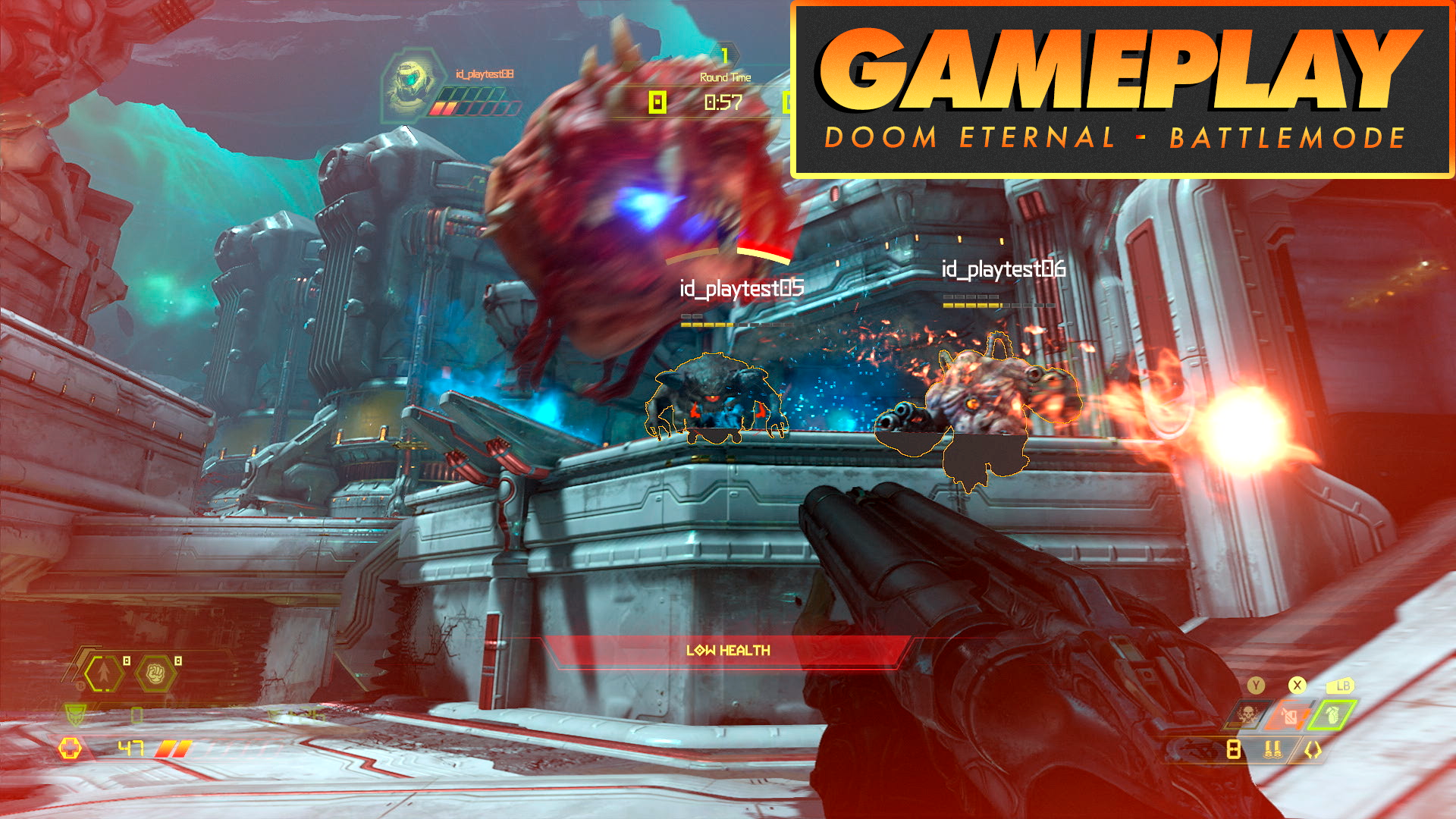Se en Battlemode-kamp fra Doom Eternal her
