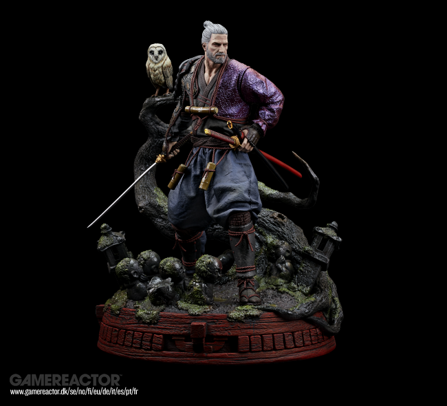 Sjekk ut denne statuen av Geralt of Rivia som japansk ronin - The ...