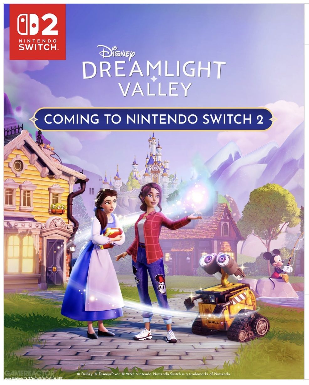 Disney Dreamlight Valley kommer på Nintendo Switch 2 den 25. mars