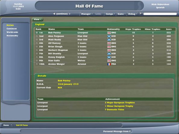 Football Manager 2005 Anmeldelse - Gamereactor