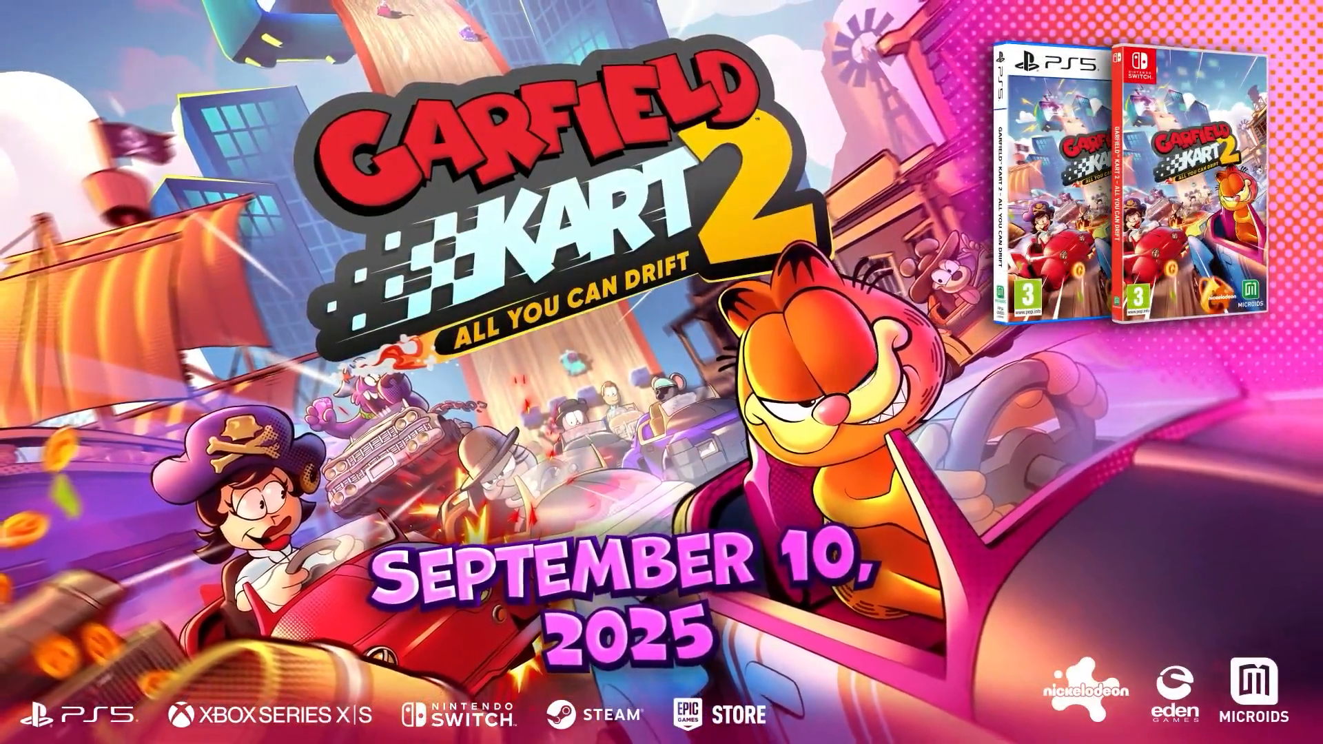 Flytt dere, Mario, Sonic og Kirby, for Garfield Kart 2 ser ut til å ...