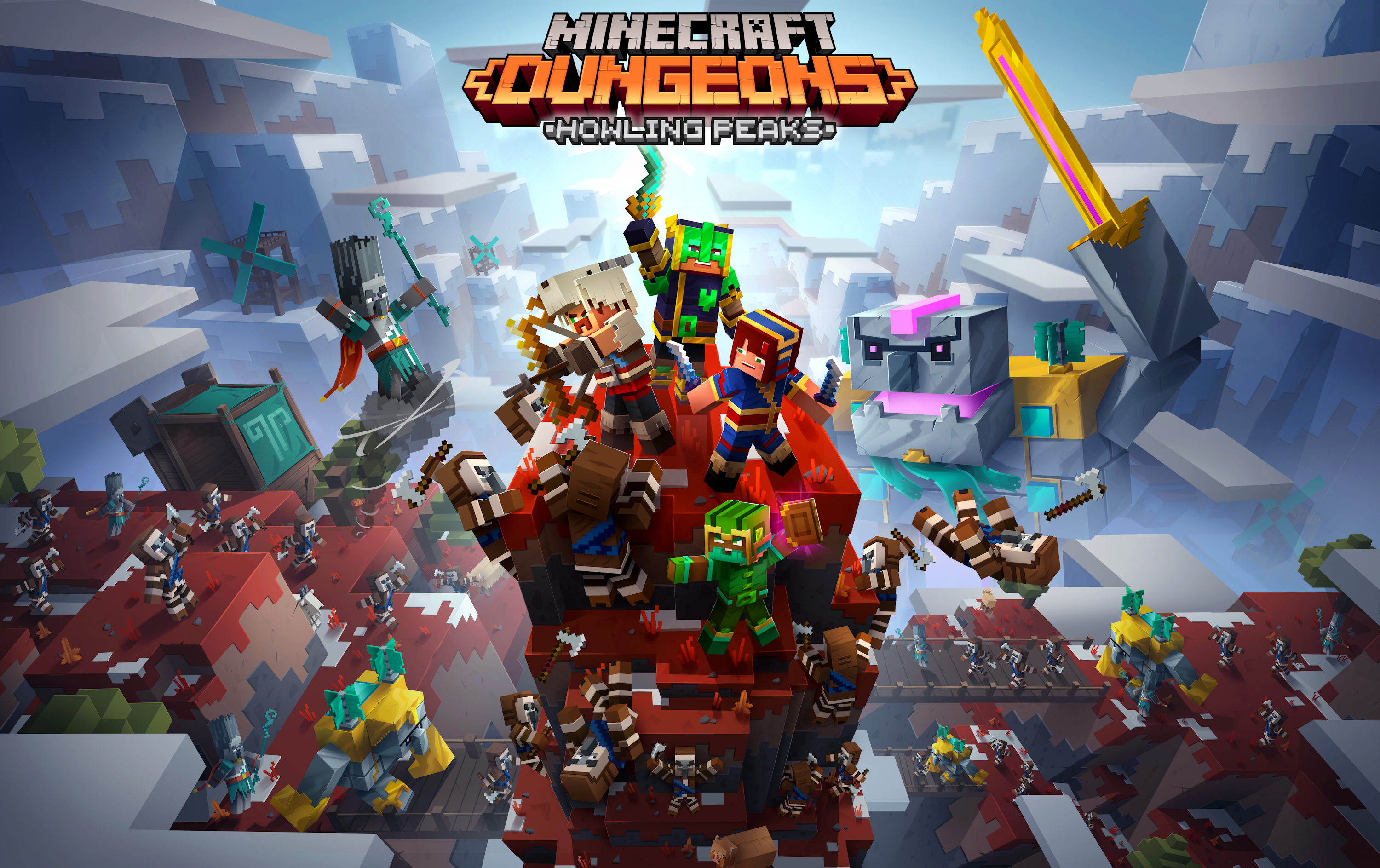 Minecraft Dungeons får ti nye Achievements