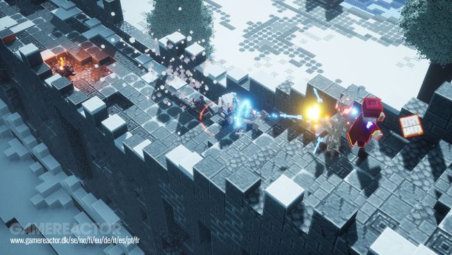 Vinterstemning i lanseringstraileren for Minecraft Dungeons: Creeping ...