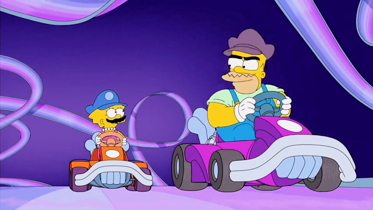 The Simpsons har en morsom Mario Kart-hyllest i ukens episode ...