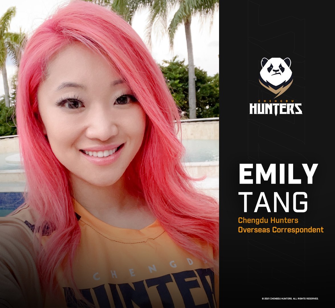 Chengdu Hunters tilføyer tidligere Overwatch League-talent Emily Tang