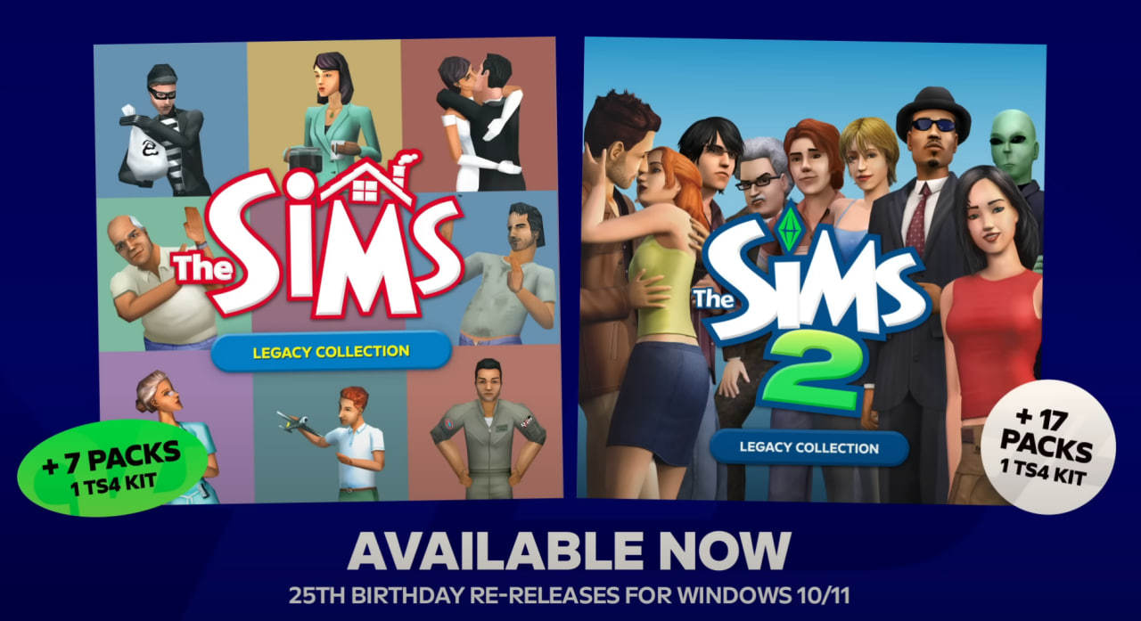 The Sims & The Sims 2 er nå tilgjengelig på PC