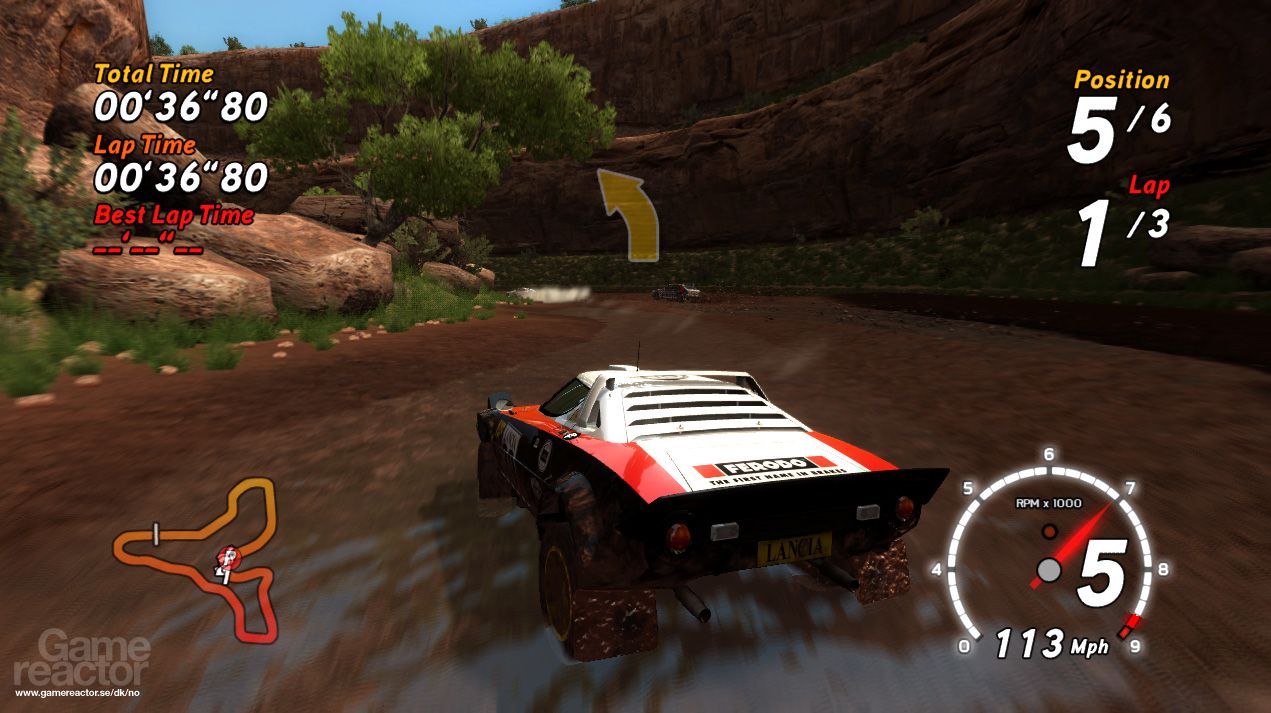 Flere screens fra Sega Rally