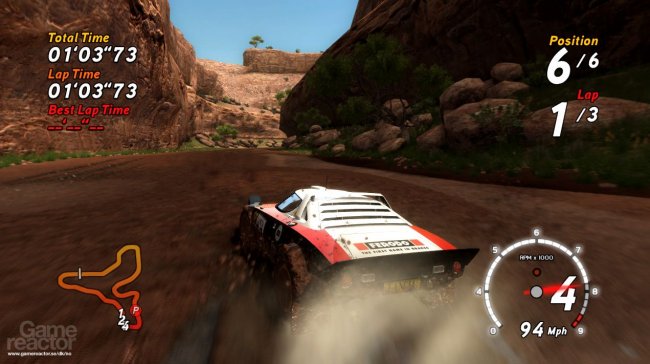 Flere screens fra Sega Rally