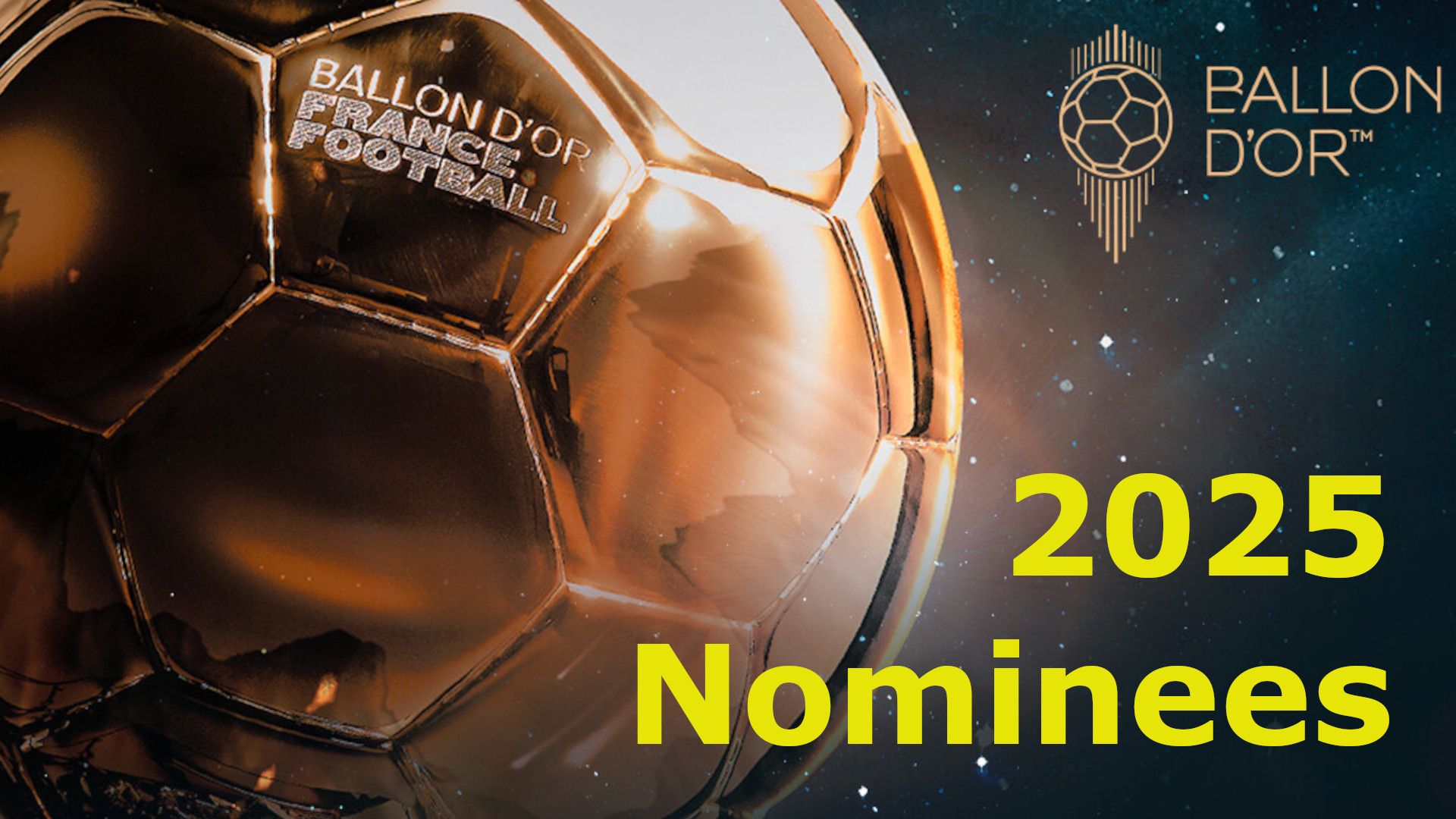 Ballon d'Or 2025: Alle de nominerte er offentliggjort - - Gamereactor