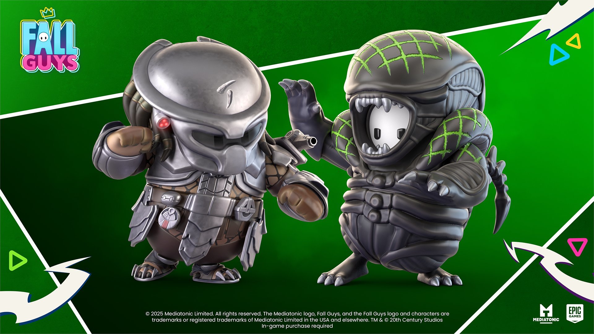 Fall Guys får Alien vs Predator-skinn